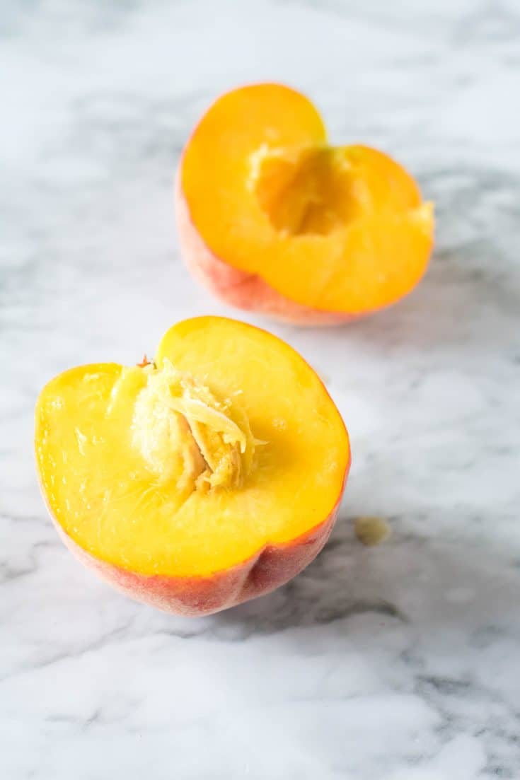 roasted peach recipe - Farmer's Wife Rambles