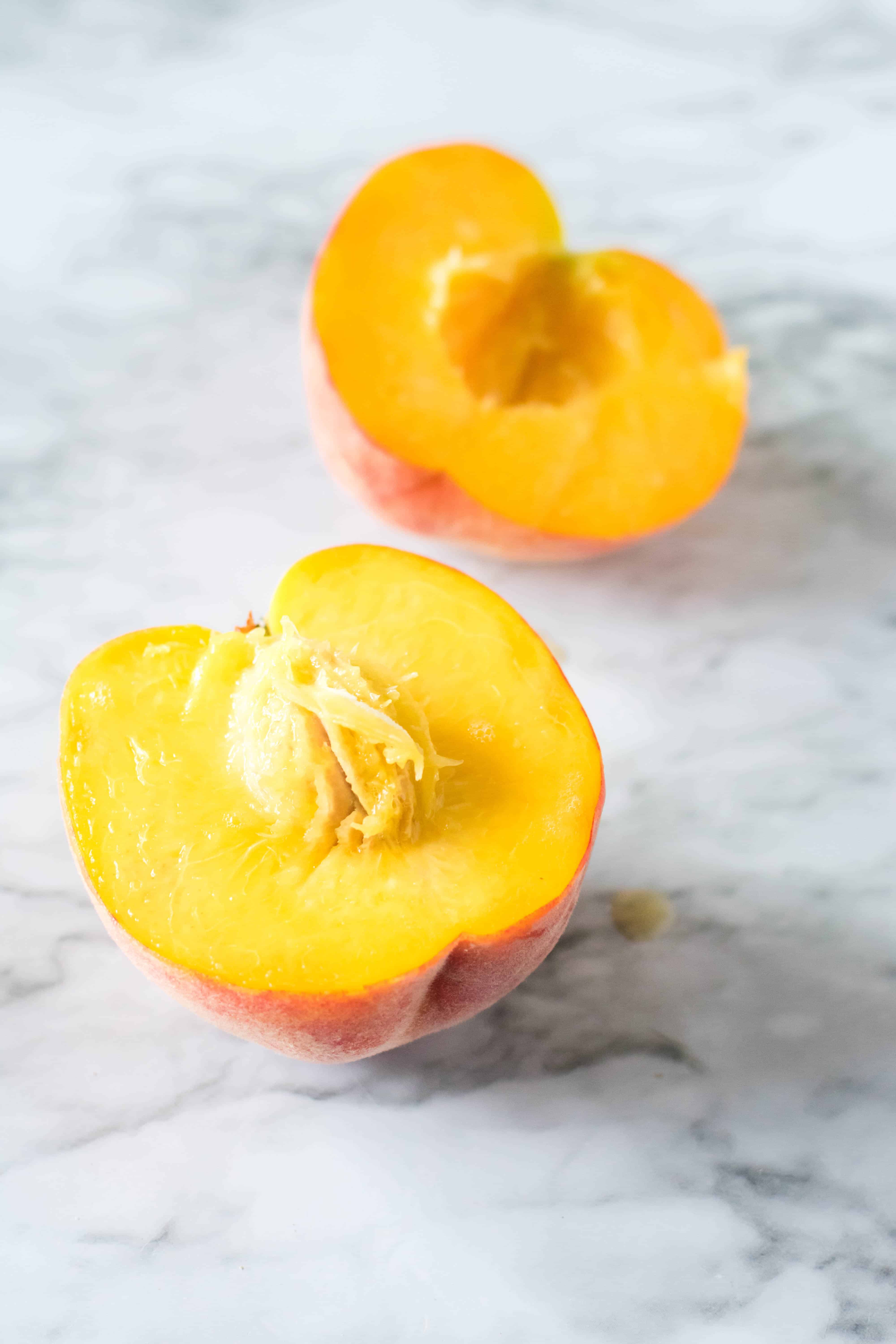 roasted peach recipe - Farmer's Wife Rambles