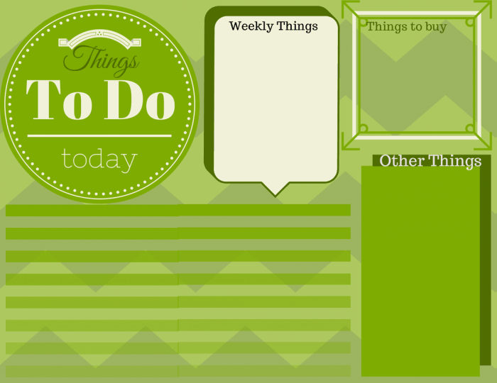 Printable To Do List In 3 Colors - Farmer's Wife Rambles