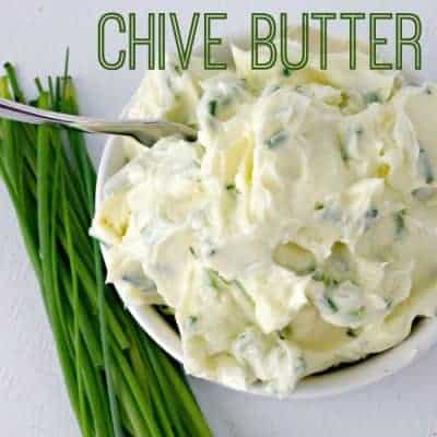 Chive Butter Recipe - Farmer's Wife Rambles