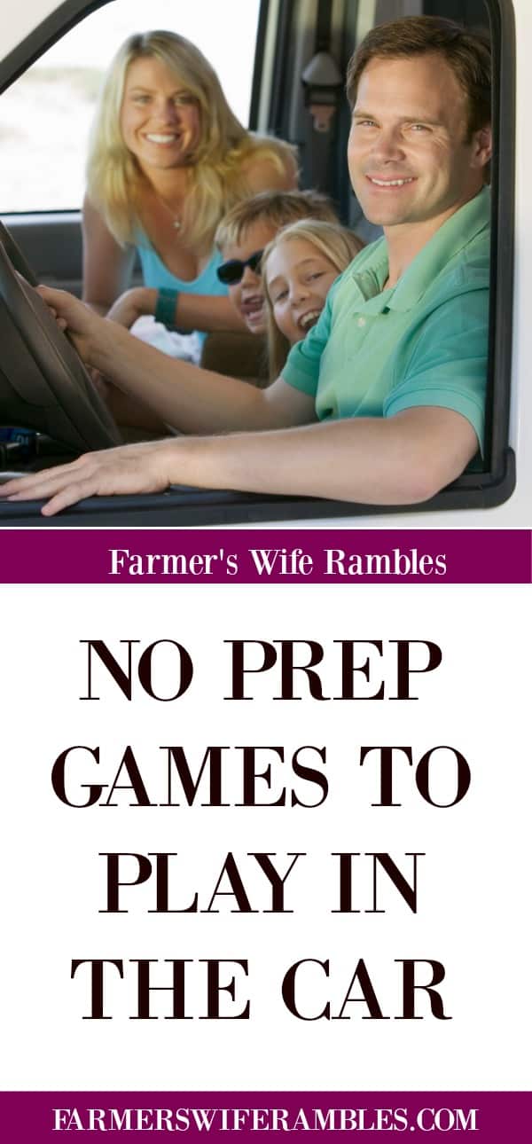 Five Car Games For Kids To Keep The Peace On Road Trips - Farmer's Wife ...