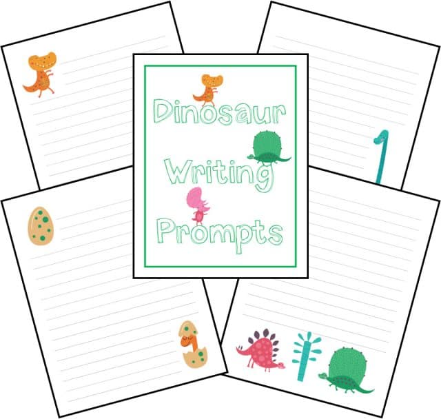 Printable Dinosaur Writing Prompts & Journaling Pages - Farmer's Wife ...