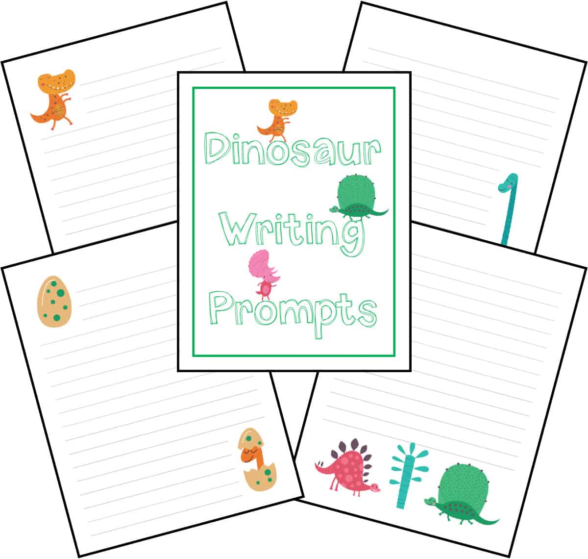 Printable Dinosaur Writing Prompts & Journaling Pages - Farmer's Wife ...