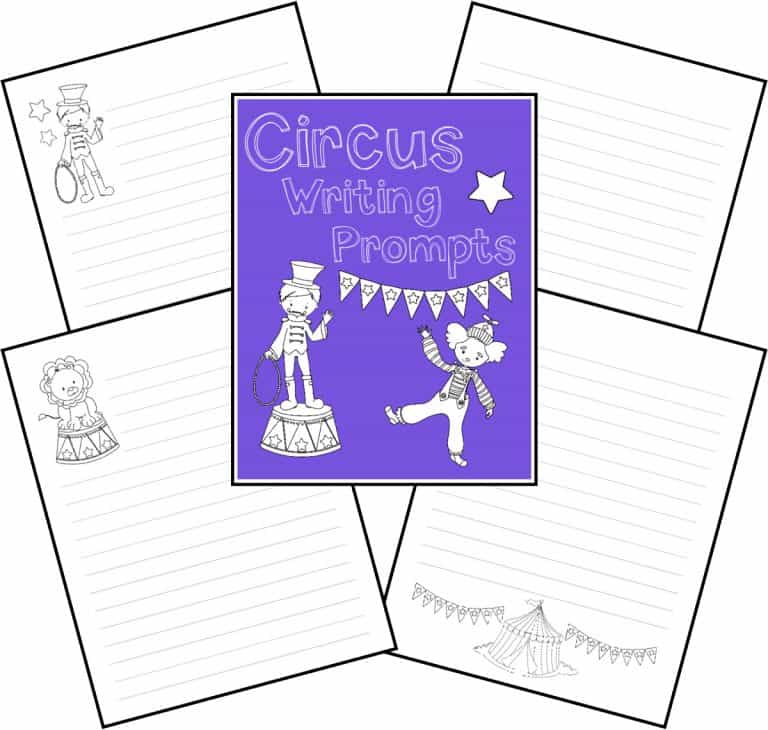 Circus Writing Prompts and Notebooking Pages - Farmer's Wife Rambles