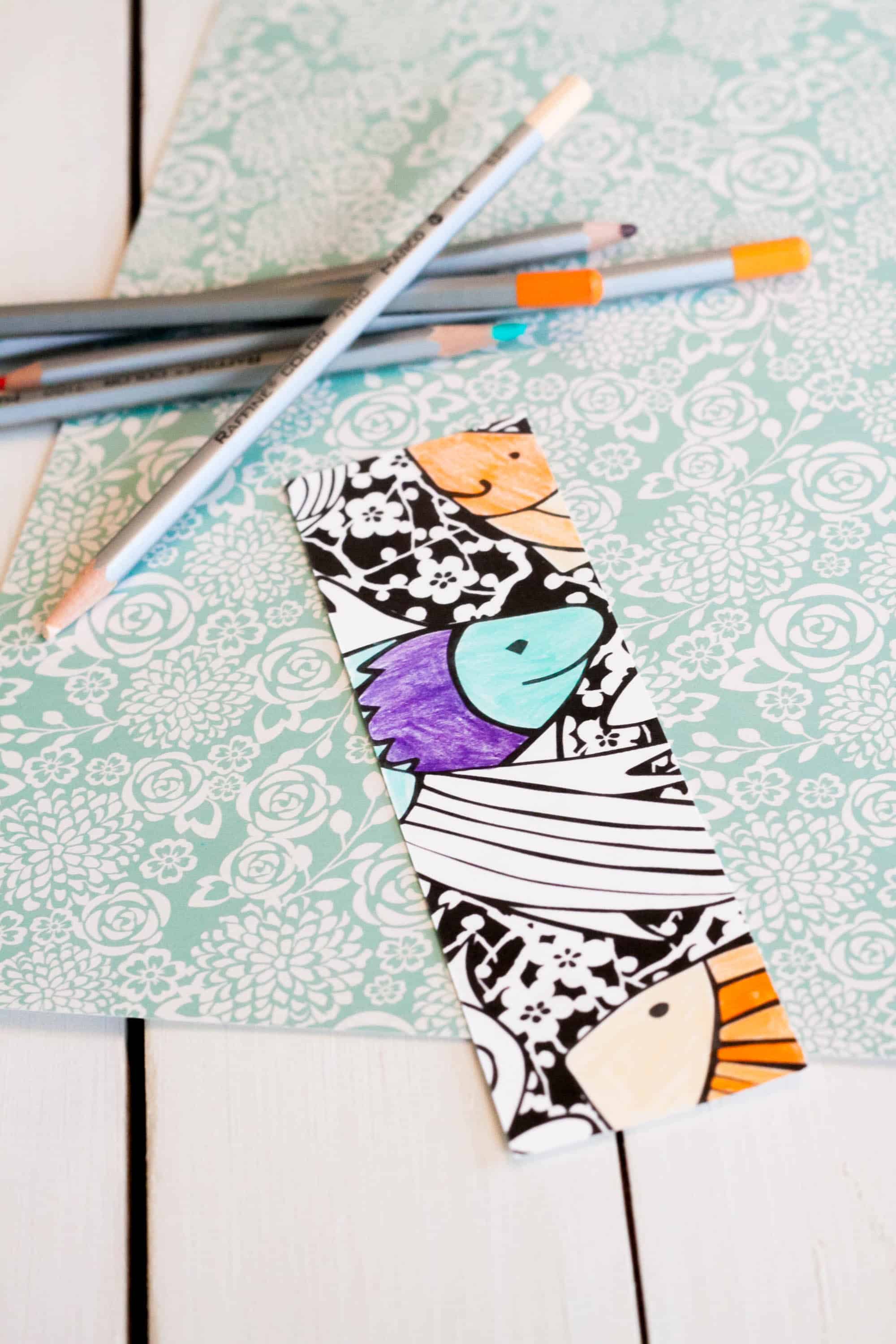 Printable Fish Bookmarks to Print and Color Yourself - Farmer's Wife ...