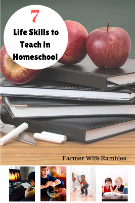 7 Essential Life Skills to Teach in Your Homeschool - Farmer's Wife Rambles