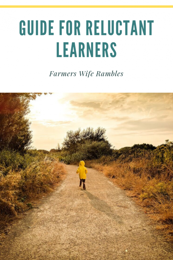 Mom's Homeschool Guide For Reluctant Learners - Farmer's Wife Rambles