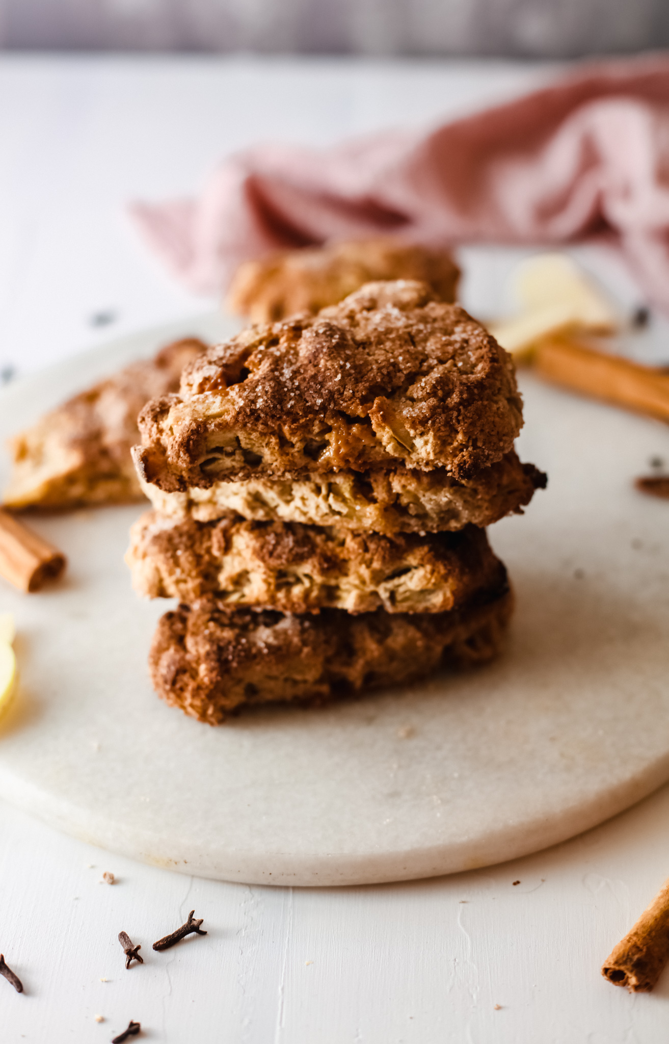 Apple Pie Scones - Farmer's Wife Rambles
